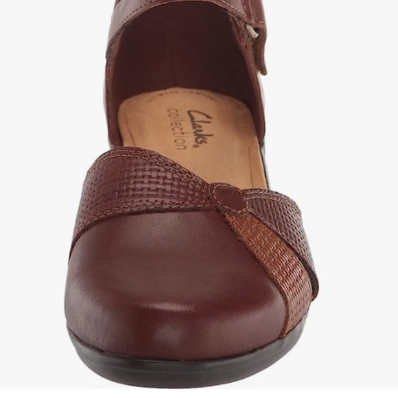 Clarks | Shoes | Clarks Emily Rae Womens Brown Leather Mary Janes Size ...